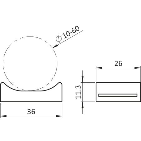 Universal Velcro Cable Tie Block - Systéal